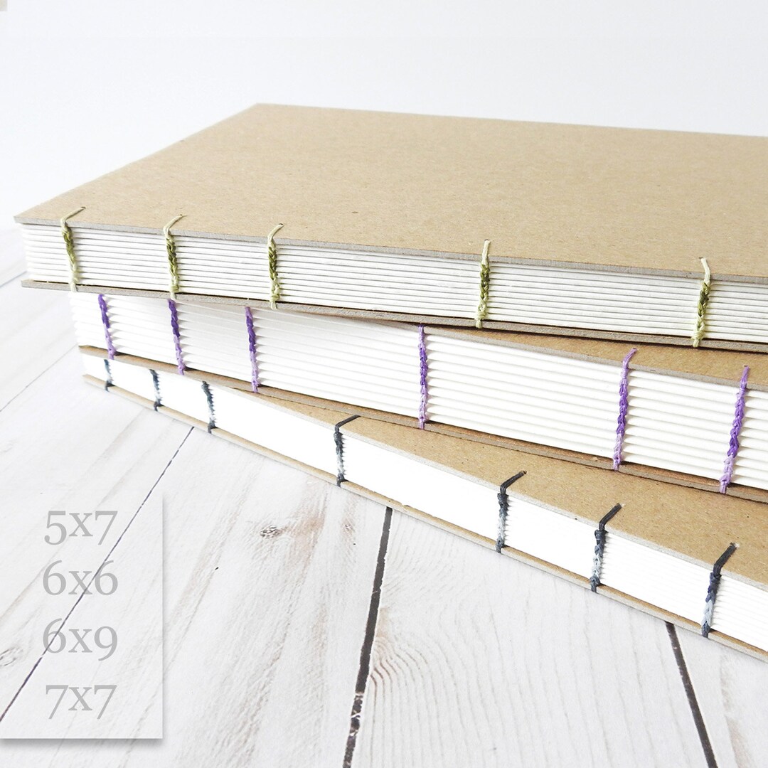 Medium Watercolor Sketchbook, Handmade Sketchbook, Gratitude Journal ...