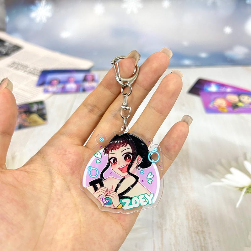 Cartoon Keychain - Etsy