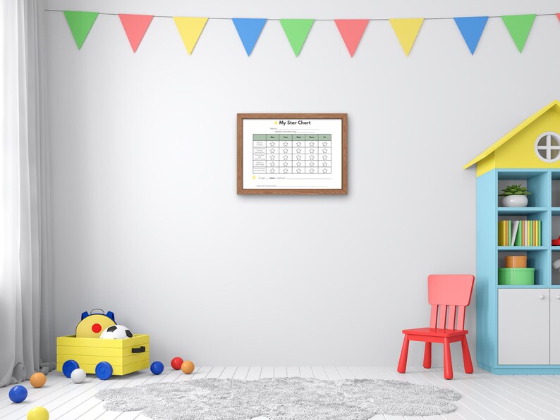 Editable Star Chart for Kids | Printable Behaviour Reward Chart | A4 ...