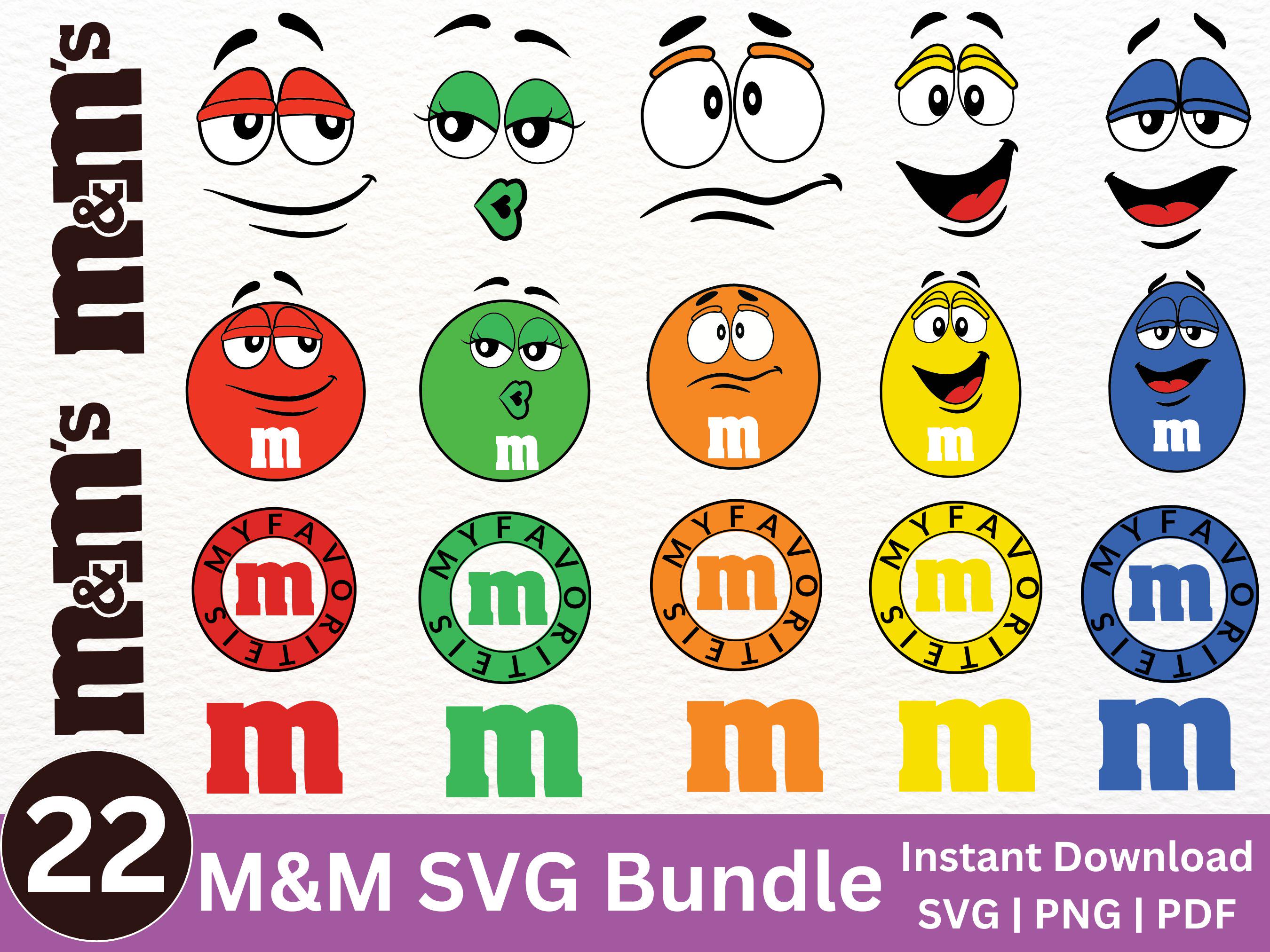 M y m caras SVG, cara SVG, SVG para Cricut, archivos en capas, cara de ...