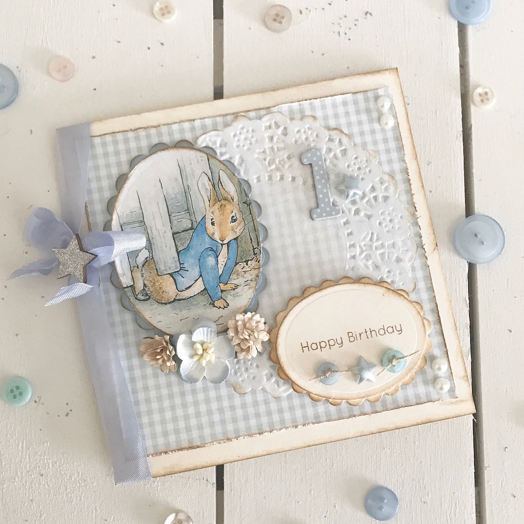 Peter Rabbit Greetings Card ~ Made to Order - Etsy