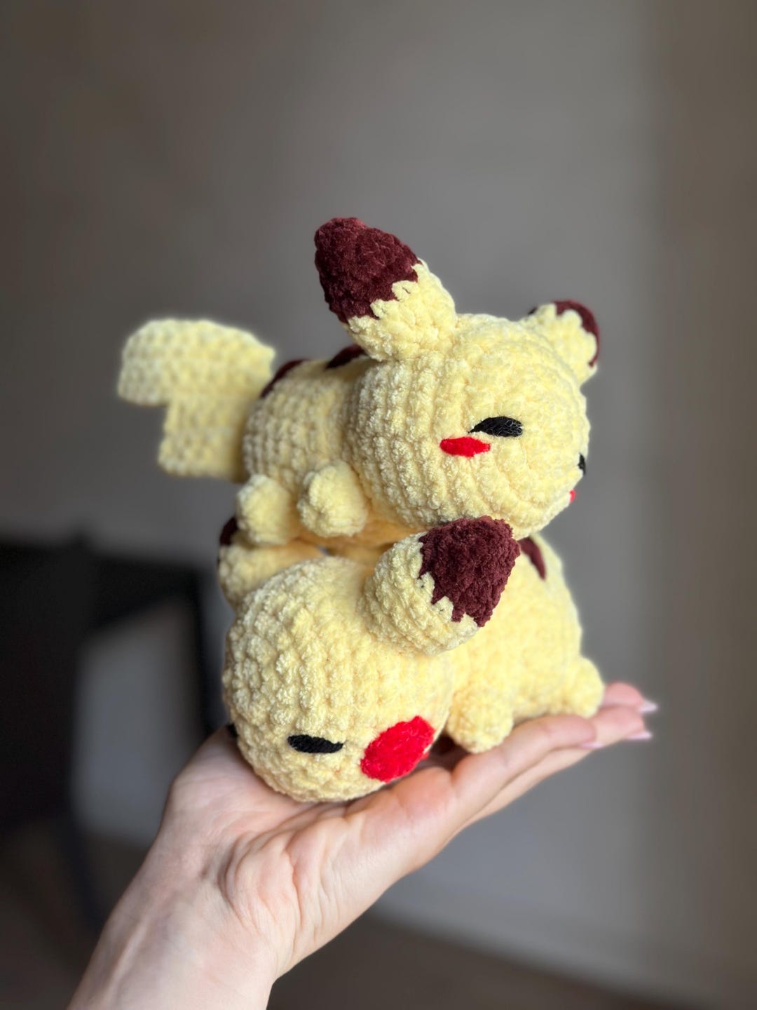 Sleeping Pika + Ball Amigurumi Digital Pattern - Etsy