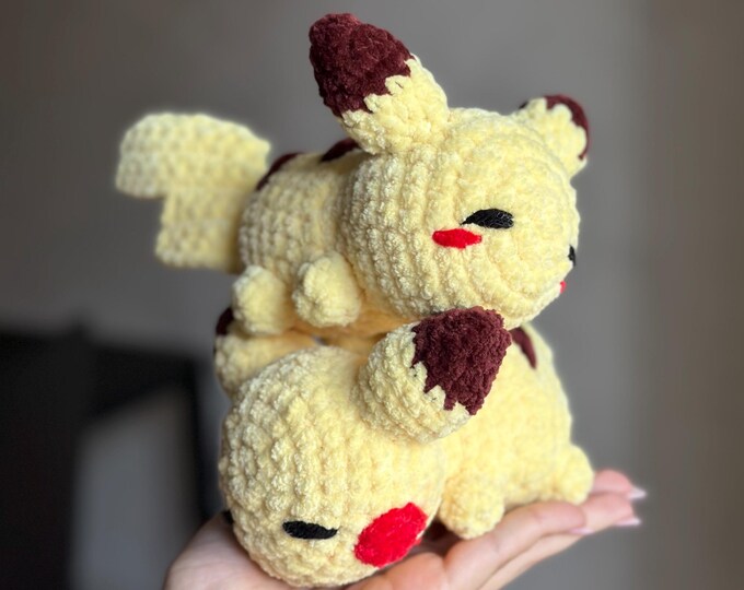 Sleeping Pika + Ball Amigurumi Digital Pattern - Etsy