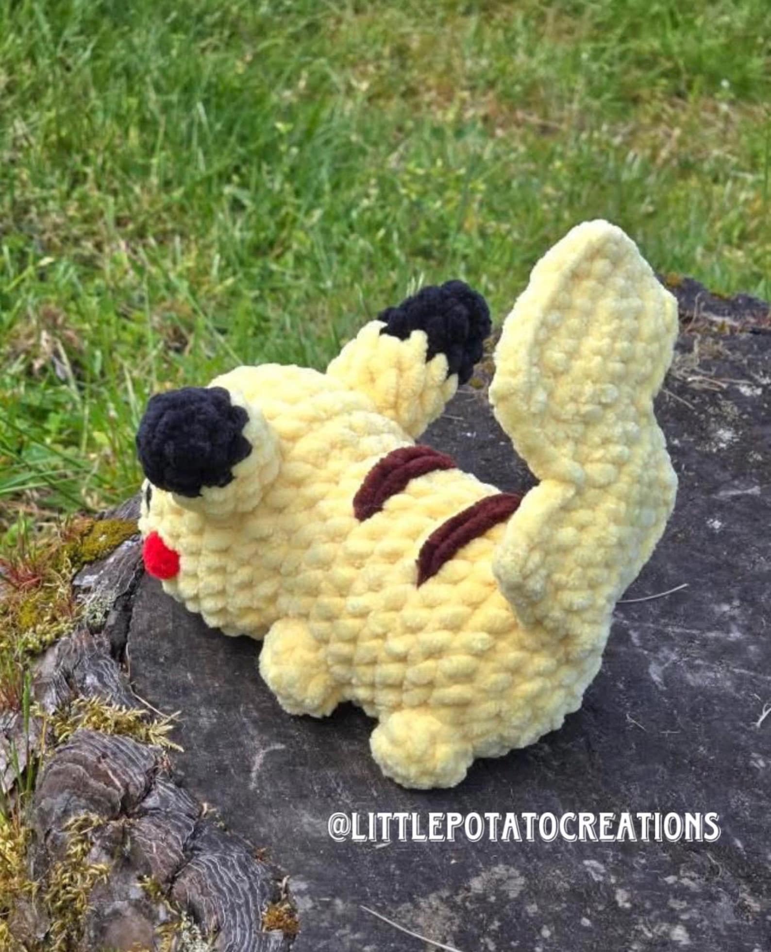 Sleeping Pika + Ball Amigurumi Digital Pattern - Etsy