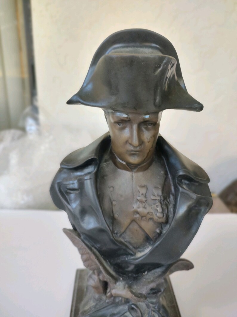 Napoleon Bronze Head Bust Figurine Italian Art - Etsy