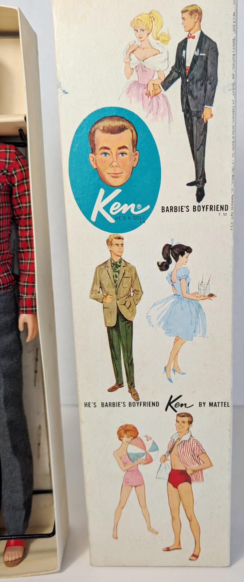 Vintage Mattel Ken Doll #750 1961 - Etsy