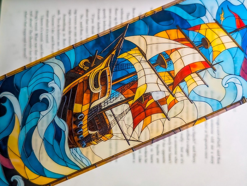 Peter Pan & Pirate Ship Stained Glass Bookmarks: London, Big Ben - Etsy