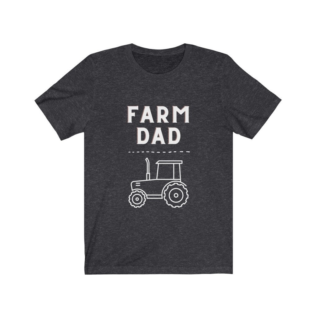 Farm Dad Homestead Tractor Father's Day Farming Shirt Unisex Jersey ...
