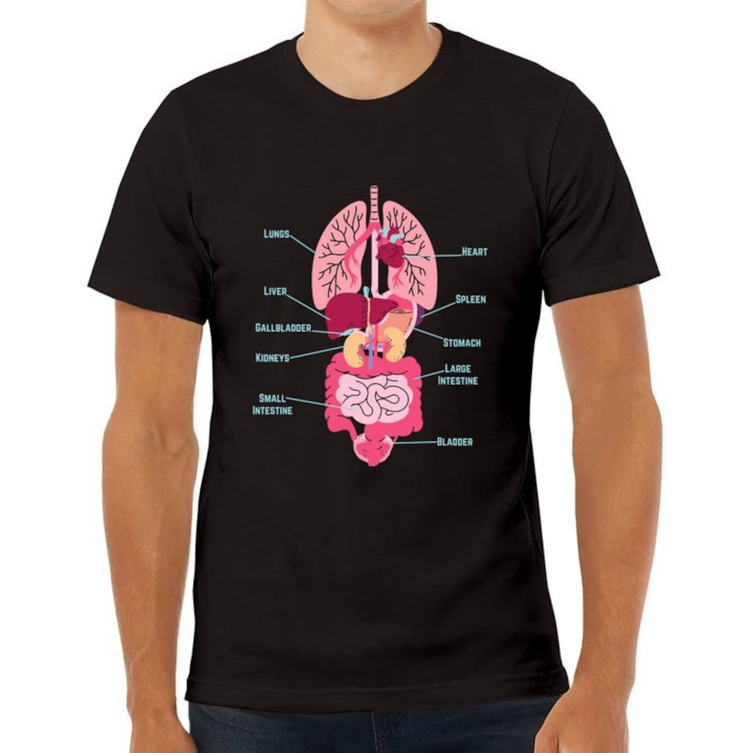 Inside My Body Anatomy Tee for Science Teacher Organ Shirt Physiology ...
