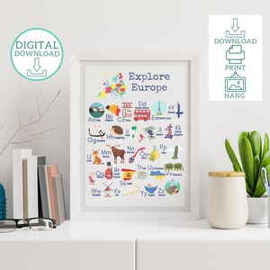 Explore Europe Alphabet Europe Travel Alphabet Visit Europe European ...
