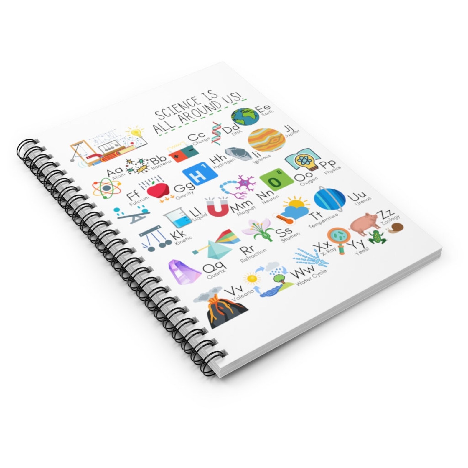 Science Teacher Alphabet Notebook, Science is All Around Us Teacher ...