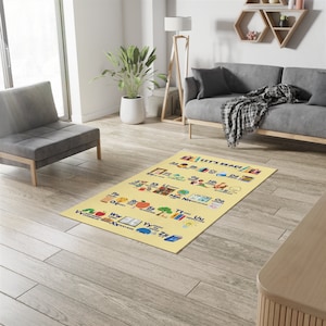 Reading Alphabet Classroom Reading Rug, Reading Nook Rug, All About ...
