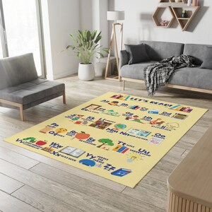 Reading Alphabet Classroom Reading Rug, Reading Nook Rug, All About ...