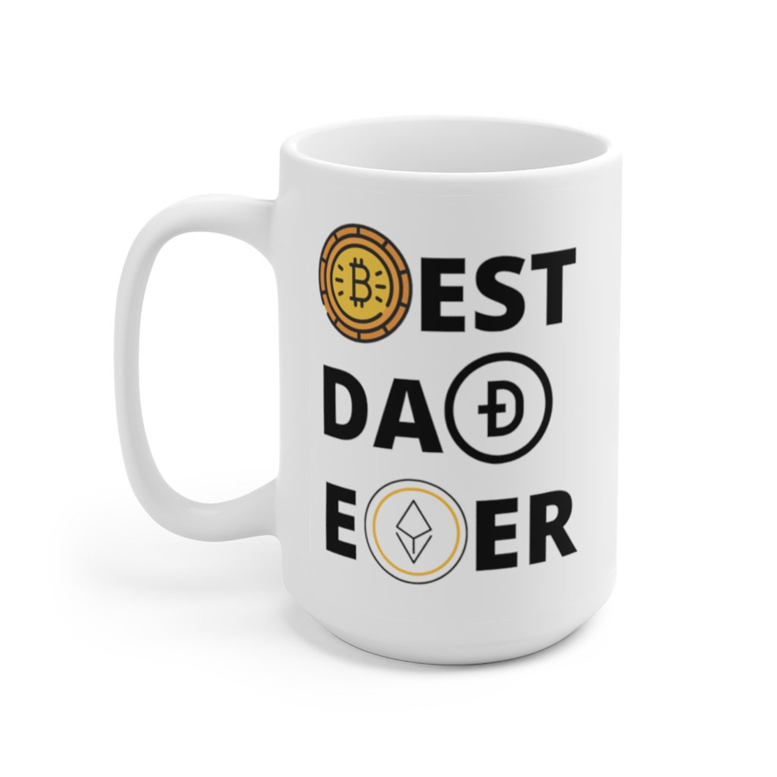 Best Dad Ever Crypto Dad Dad's Day Father's Day | Etsy