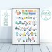 Math Alphabet Print Math ABC Poster Math Printable Art Math - Etsy