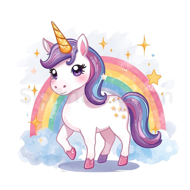 Unicorn T Shirt Design Bundle | 13 Unicorn PNG Images | POD Apparel ...