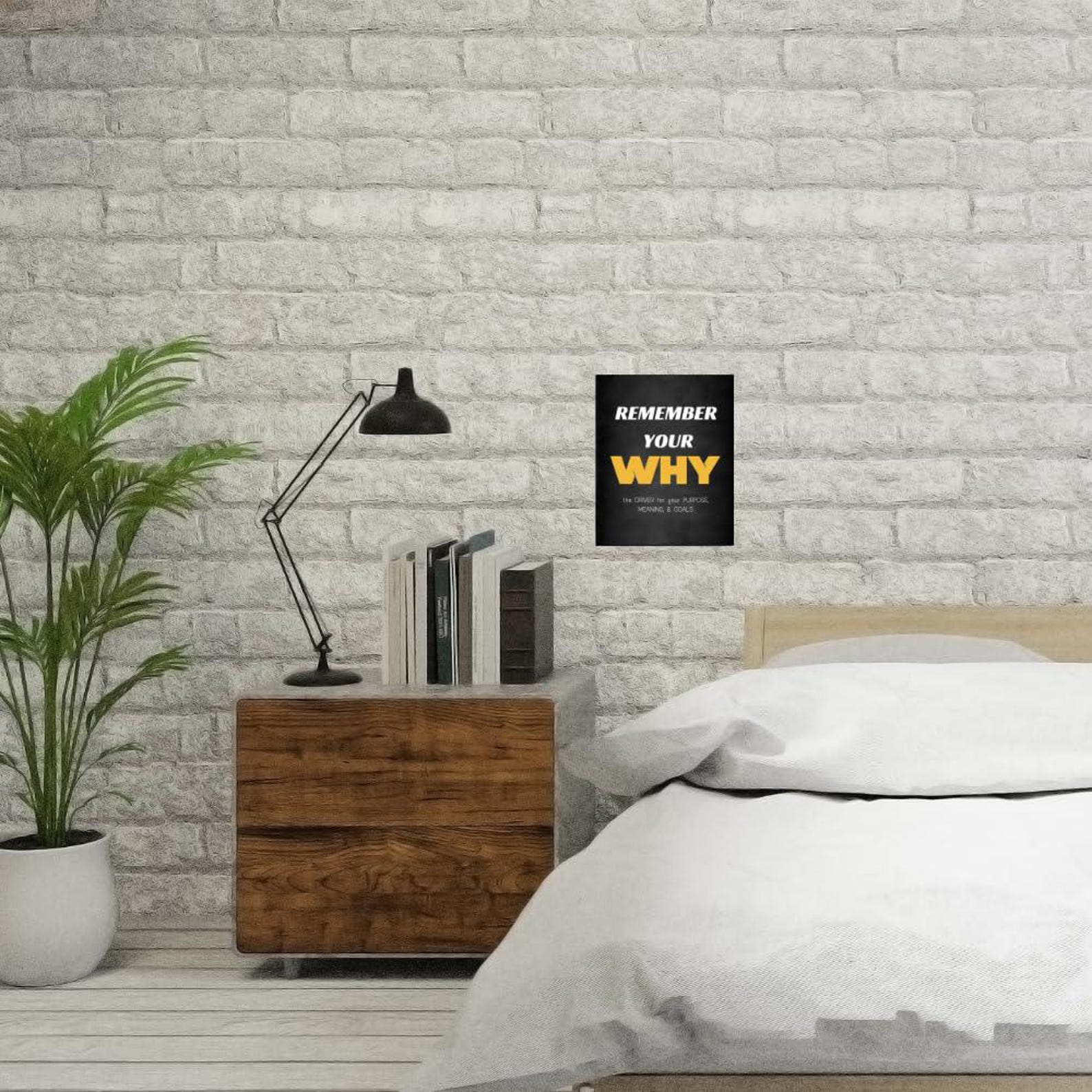 Remember Your Why - Motivational Wall Decor, Gym and Home Office ...