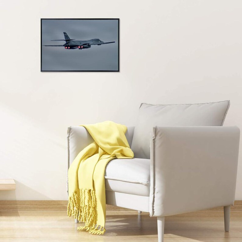 B-1B Lancer Canvas Print: Military Aircraft Wall Art - Etsy