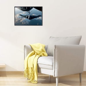 B-2 Spirit Stealth Bomber Poster – Grumman Military Aviation Wall Art ...