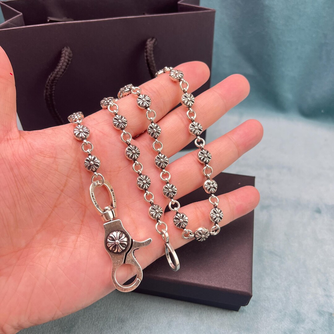 Punk Wallet Chain,chrome Hearts Handmade Wallet Chain,cross Wallet ...