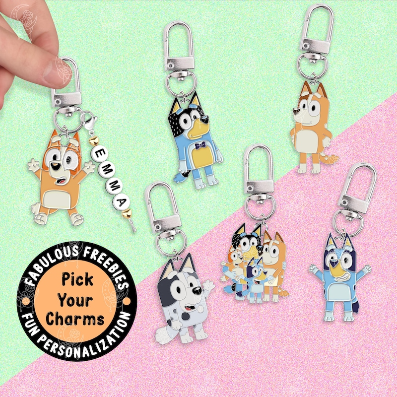 Anime Name Tag Keychain - Etsy UK