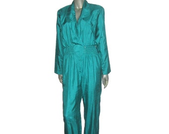 Turquoise jumpsuit | Etsy