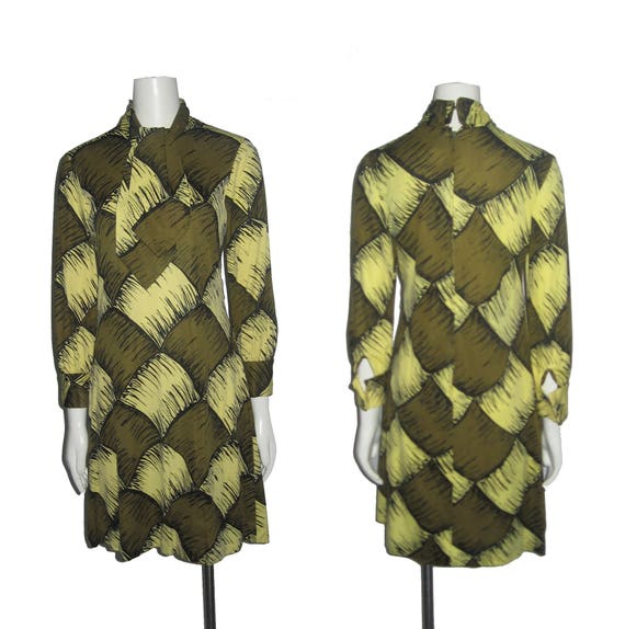 Vintage Rare & Stunning Mr. Gee Olive Green Yellow Black | Etsy