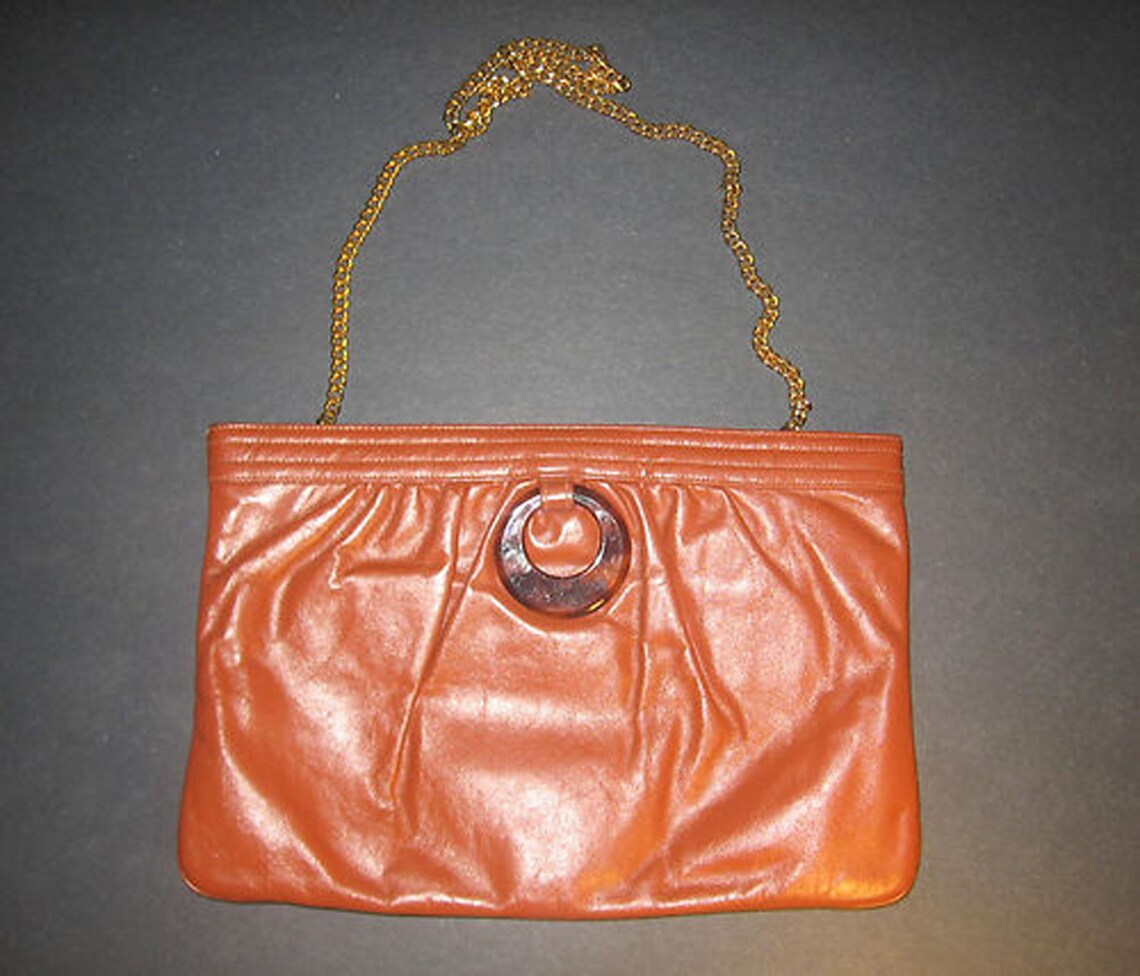 Vintage Authentic Morris Moskowitz Brown Leather Plastic - Etsy