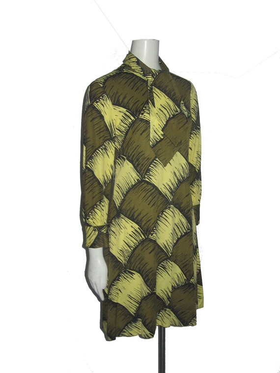 Vintage Rare & Stunning Mr. Gee Olive Green Yellow Bl… - Gem