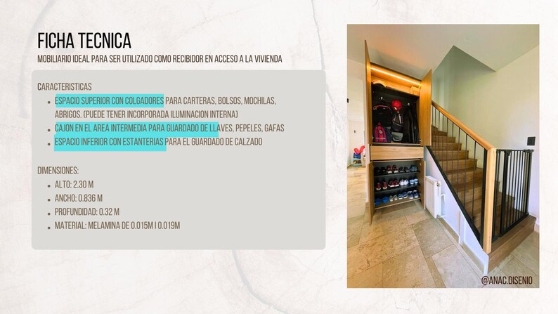 Planos Digitales De Muebles Funcionales Con Detalles Técnicos - Orden Y ...