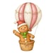 Christmas Gingerbread Man Clipart Bundle, Festive PNG (digital Download ...