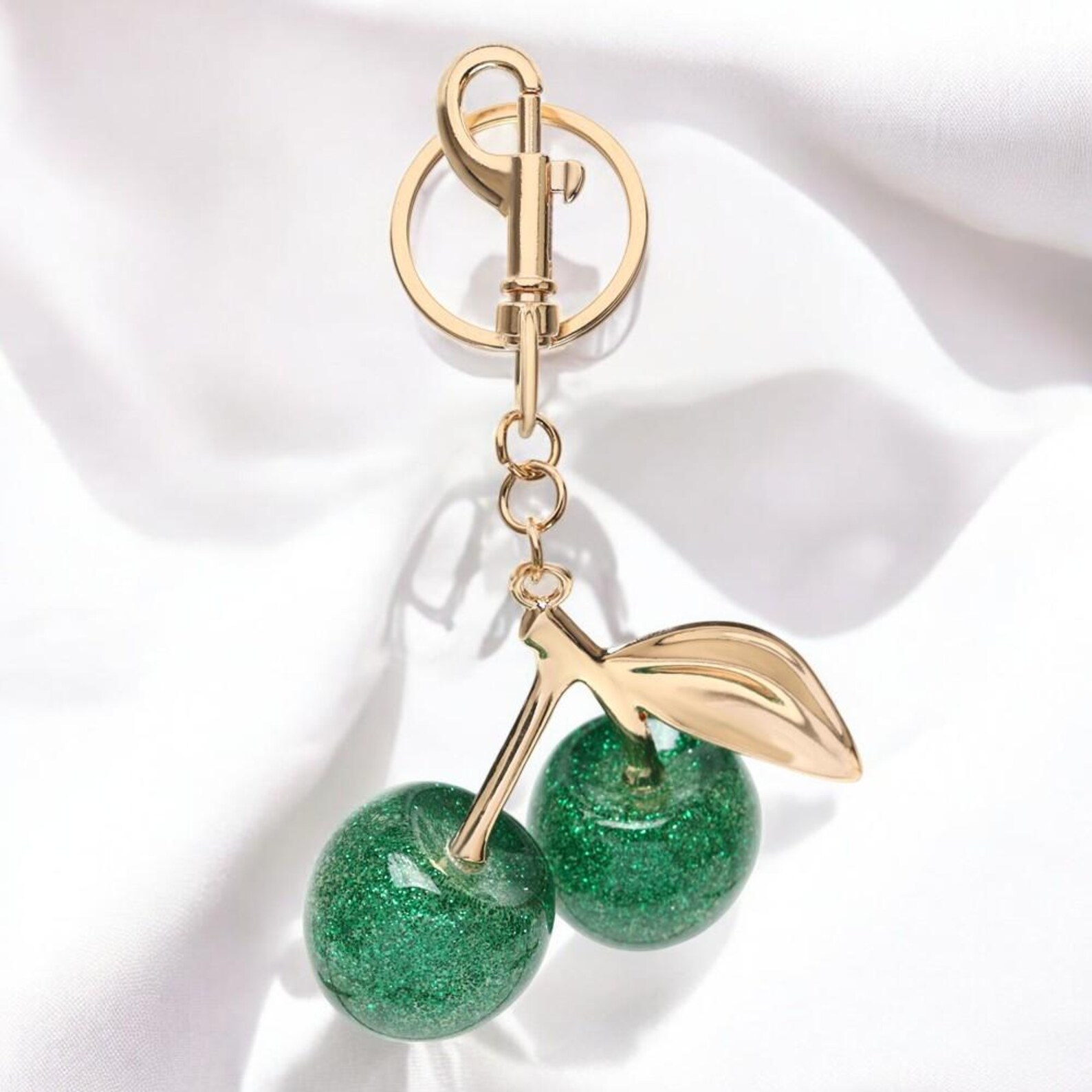 Red Cherries Keychain - Trendy Fruit Accessories for Fashionable Men ...