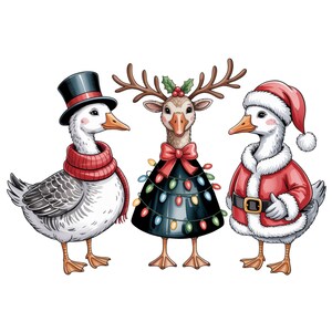 Christmas Goose PNG, Just a Jolly Goose, Merry Goosemas, Festive ...