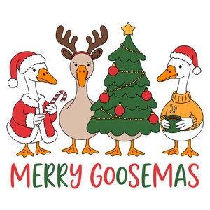 Christmas Goose PNG, Just a Jolly Goose, Merry Goosemas, Festive ...