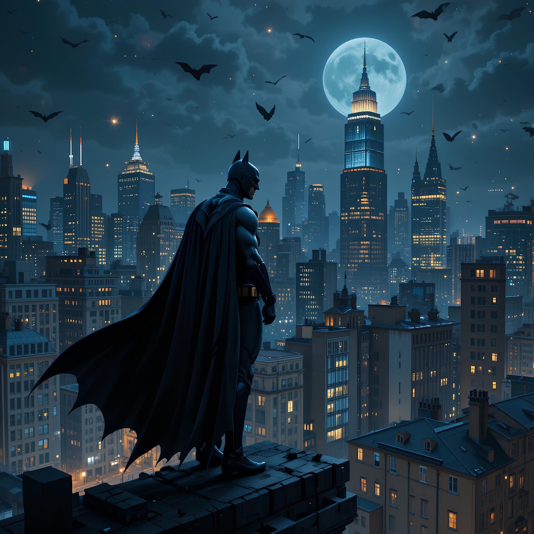 Batman Gratacielo Batman Skyscraper - Etsy