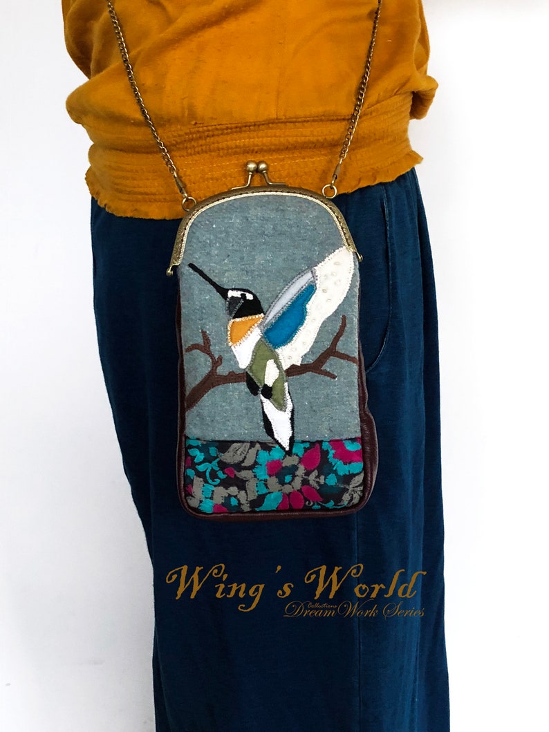 Vintage Style Bird Leather Purse Weekender Travel Bag 3D - Etsy