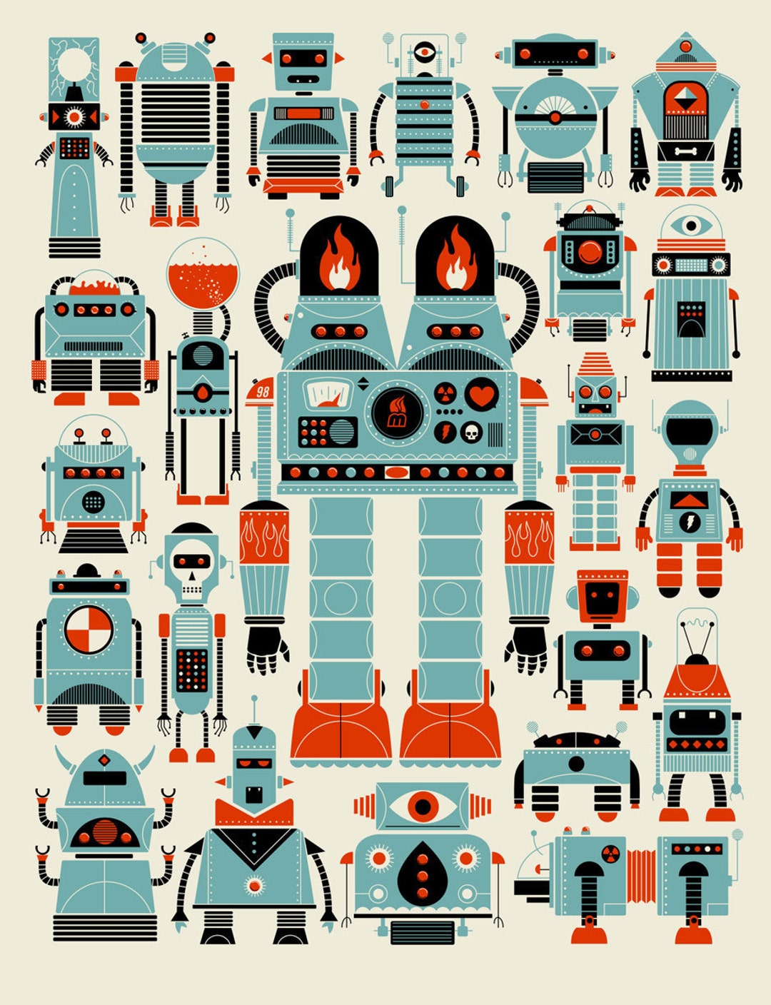 Robots by Methane Studios - Etsy