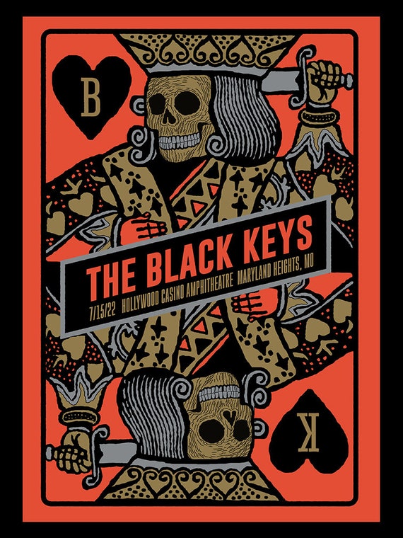 Black Keys Playing Card - Etsy