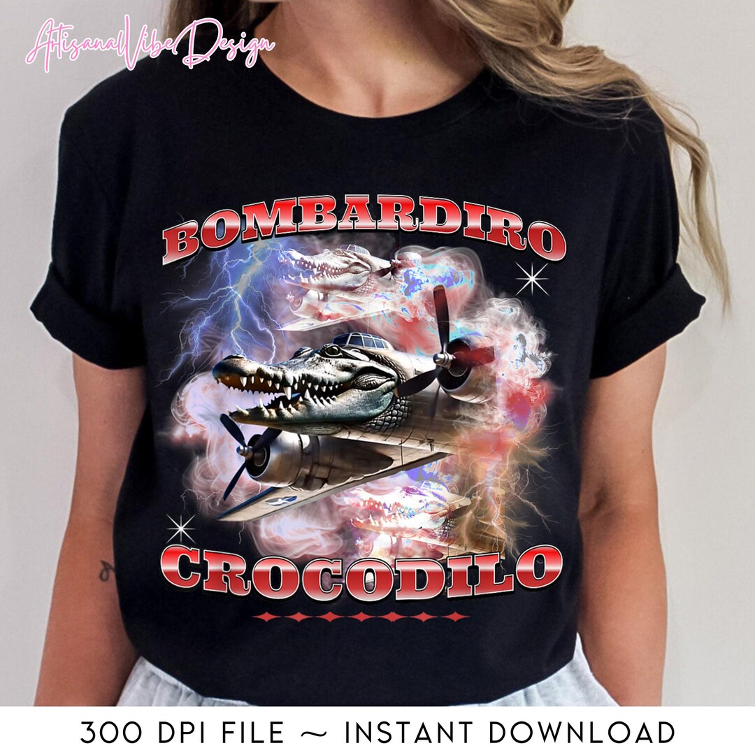 Bombardiro Crocodilo Italian Png, Brainrot Meme Crocodile Png, Viral ...