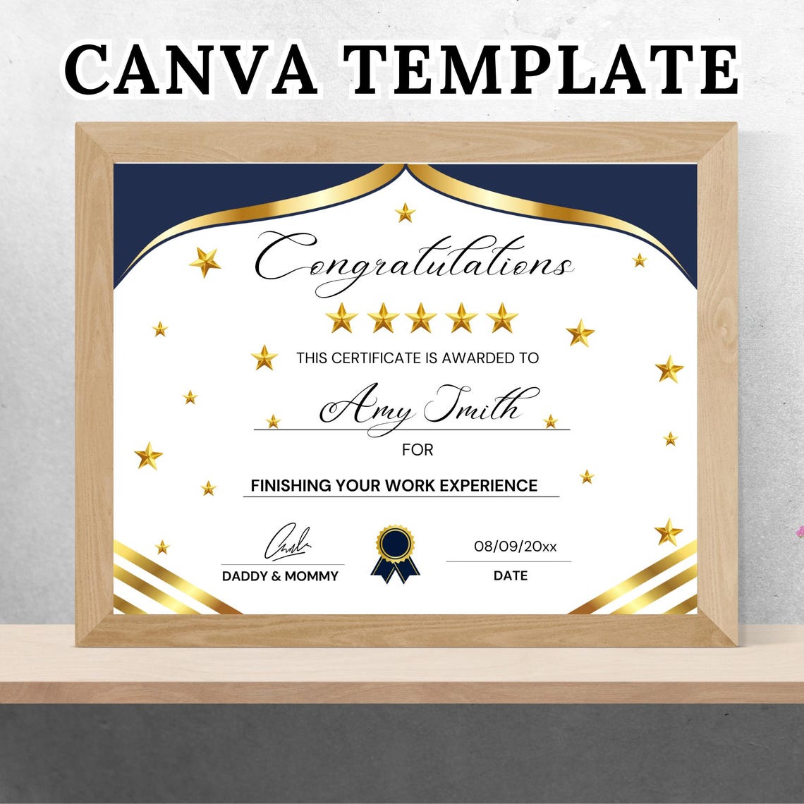 Kids Congratulations Certificate Printable: Editable School Award ...