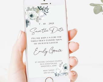 Communion Save Date - Etsy