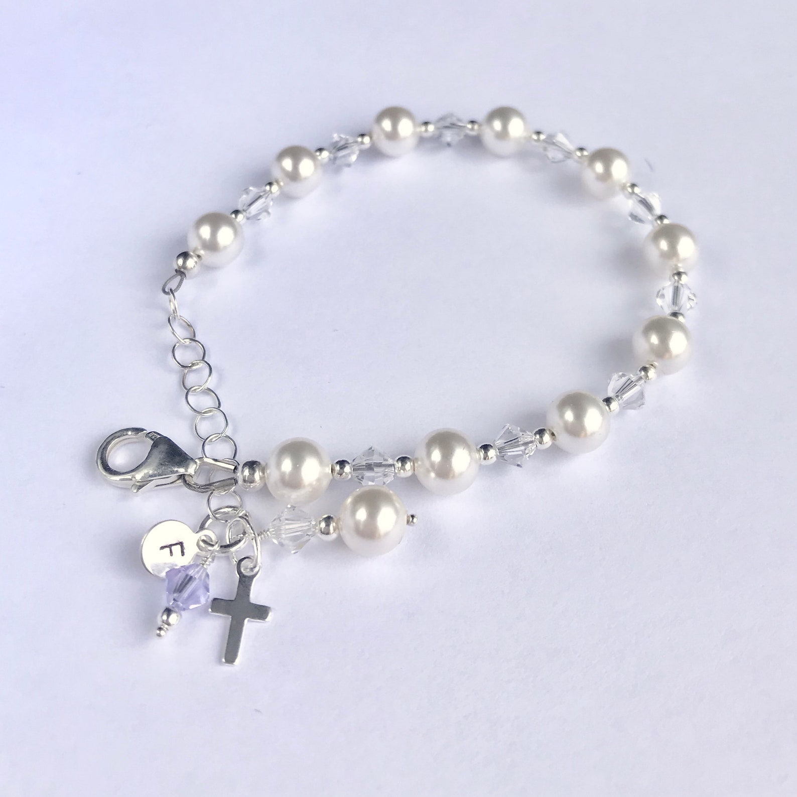 First Communion Bracelet Gift Girl Sterling Silver Earrings - Etsy