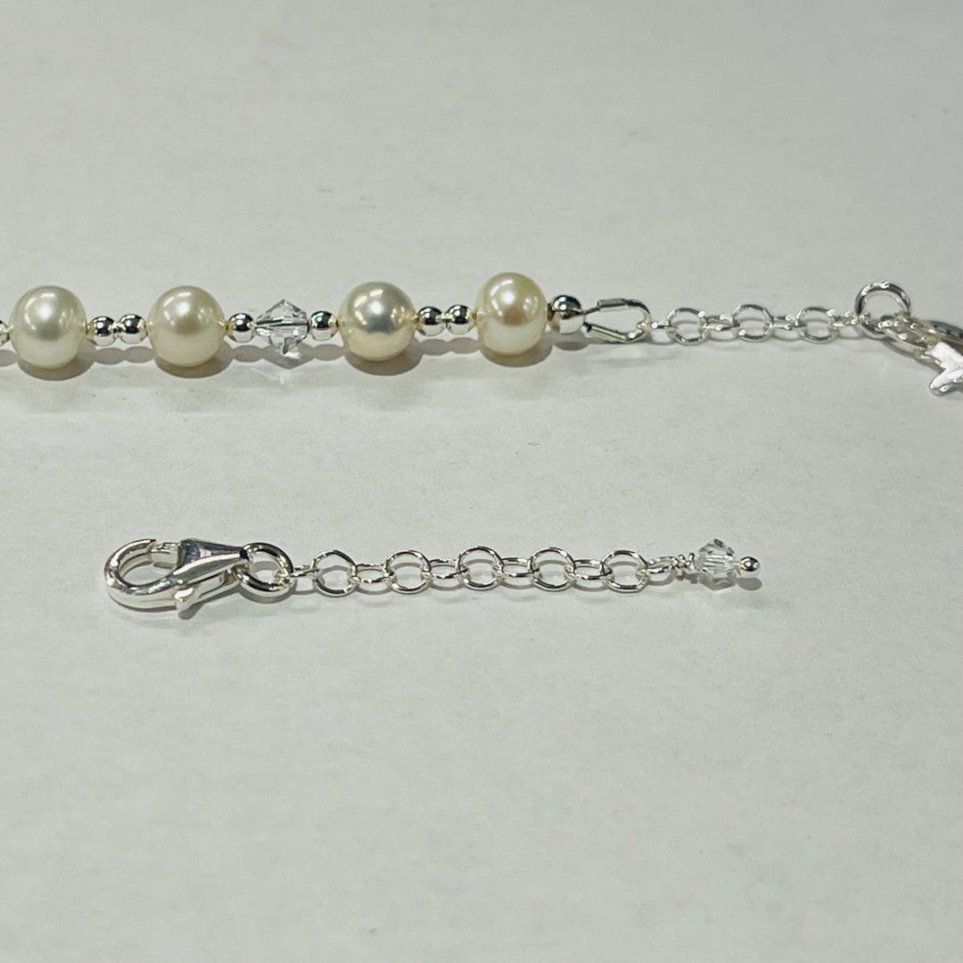 Sterling Silver Extension | Silver Necklace Extender Chain Bracelet ...