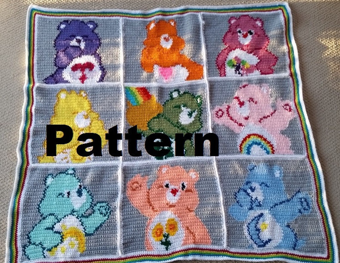 Care Bears Afghan Pattern - Etsy