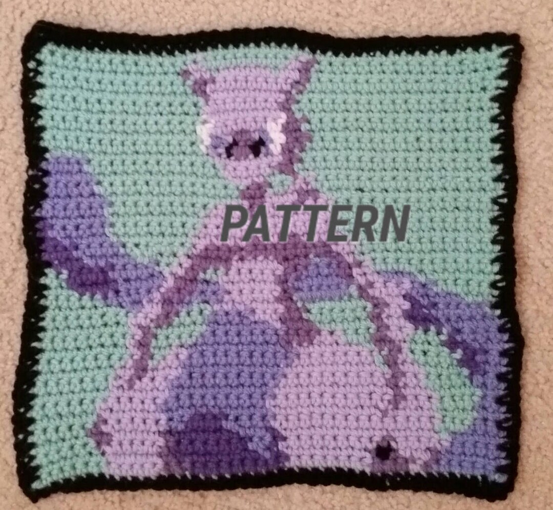 Individual Mewtwo Pattern - Etsy