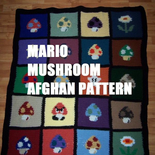 Mario Mushroom Crochet Pattern - Etsy