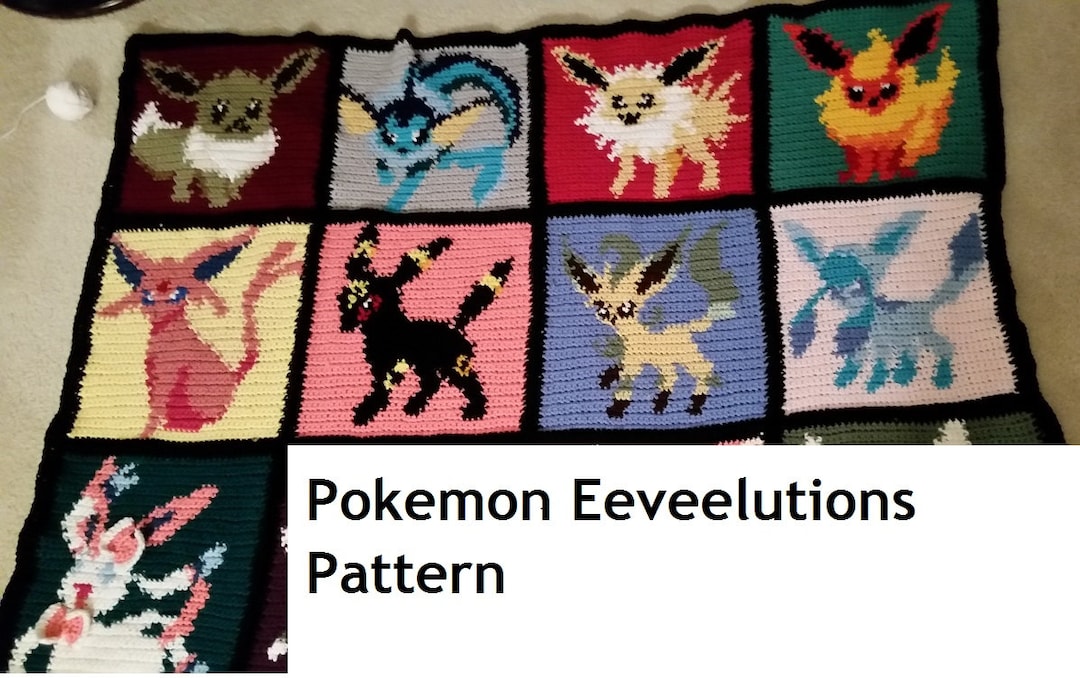 Pokemon Eeveelutions Pattern - Etsy