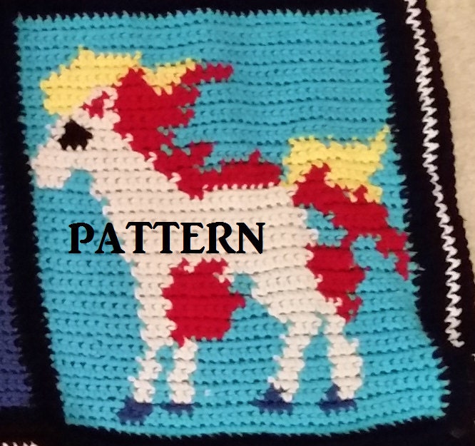 Ponyta Individual Pattern - Etsy
