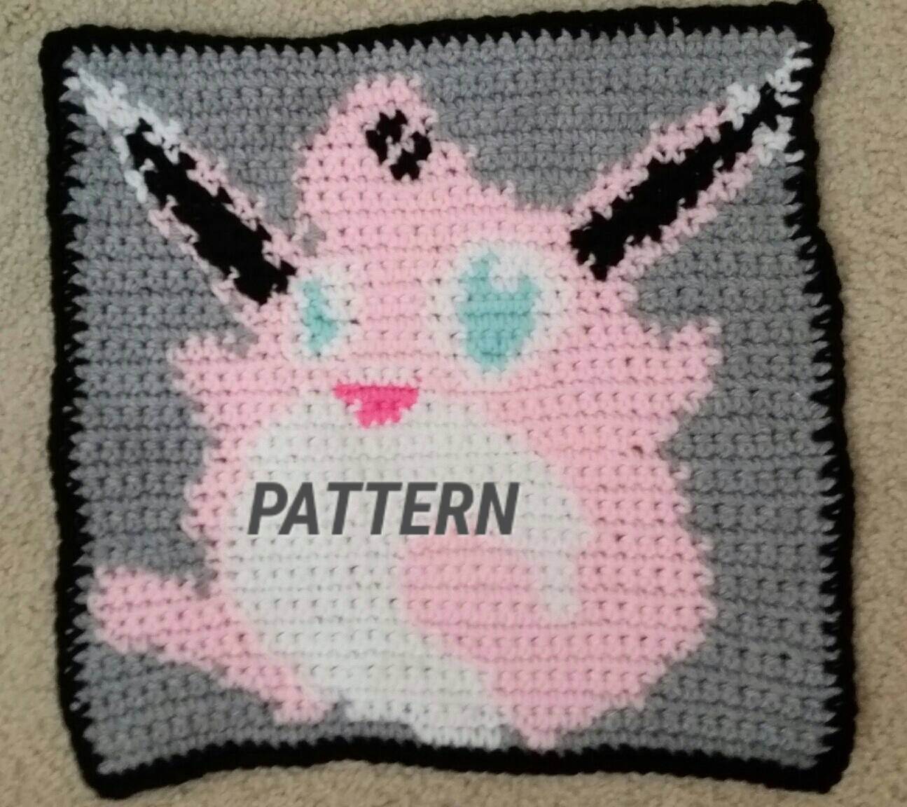 Individual Wigglytuff Pattern | Etsy