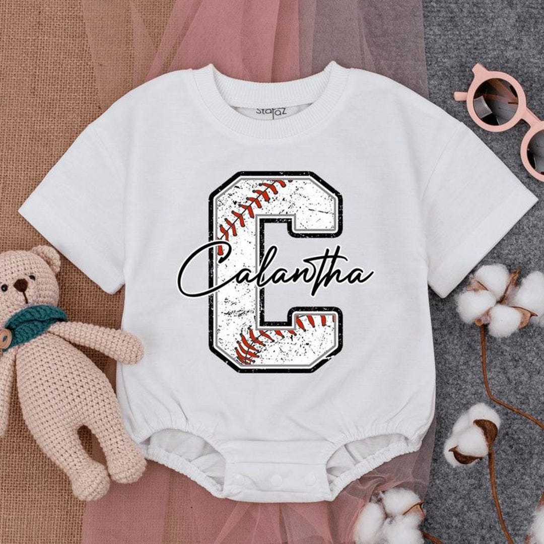 Custom Baseball Game Romper, Baseball Game Day T-shirt, Baseball ...
